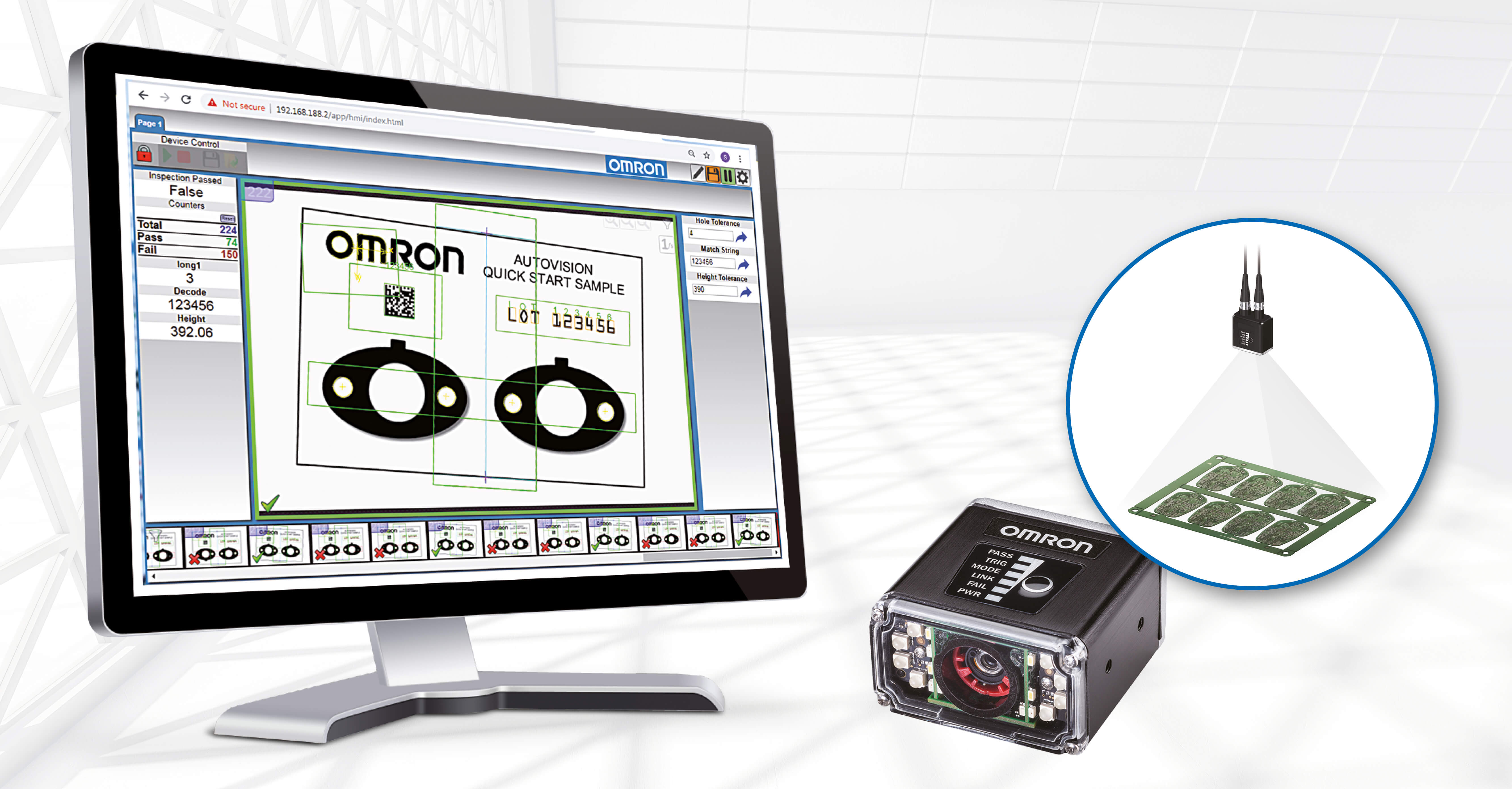 MicroHAWK takes code reading to the next level | OMRON, Europe